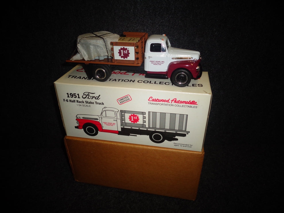 First Gear 1951 Ford F-6 Half Rack Stake Truck – Texaco Toys Plus