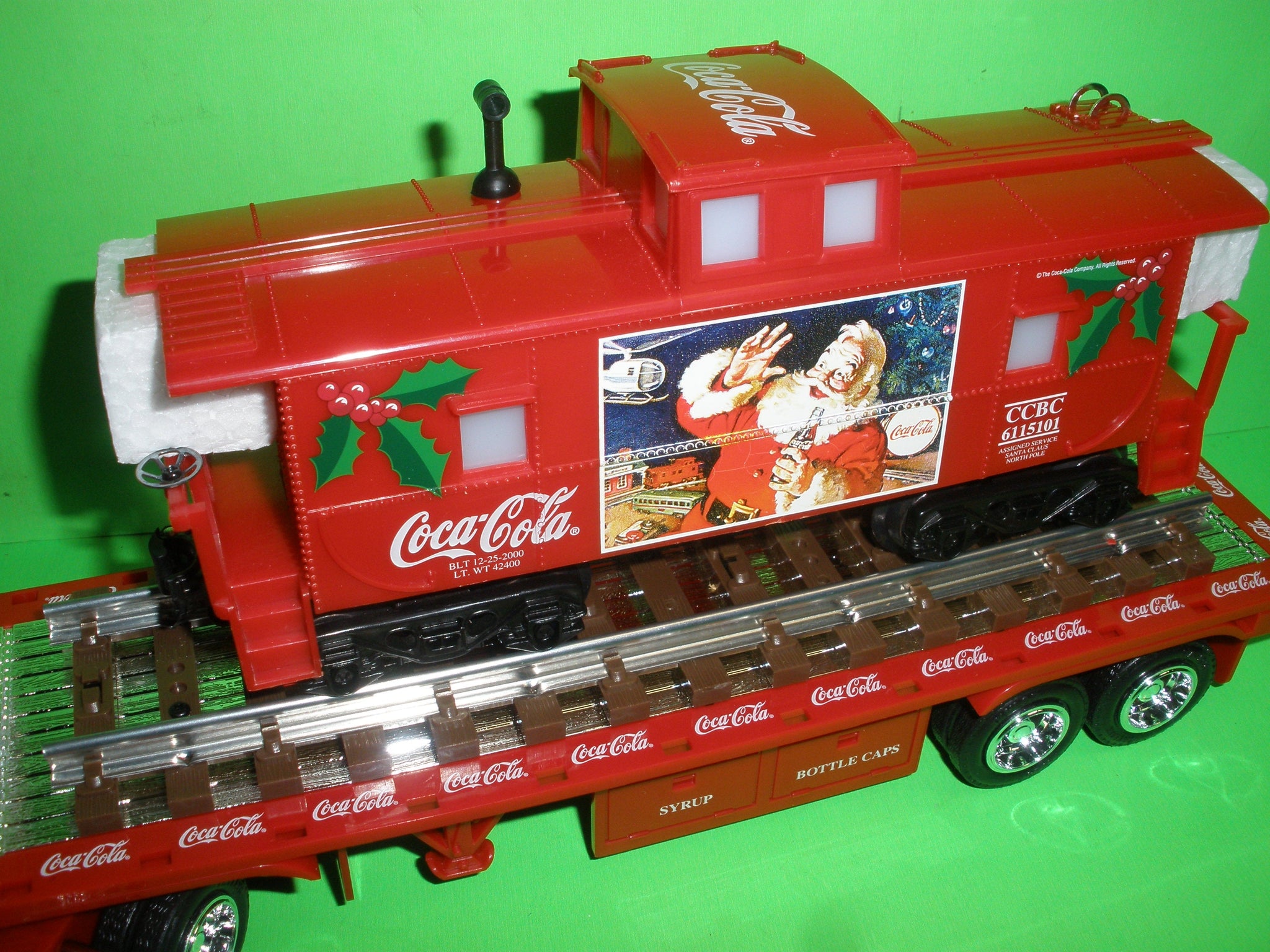 2001 Coca-Cola Flatbed Truck & Train Caboose Sampler – Texaco Toys Plus